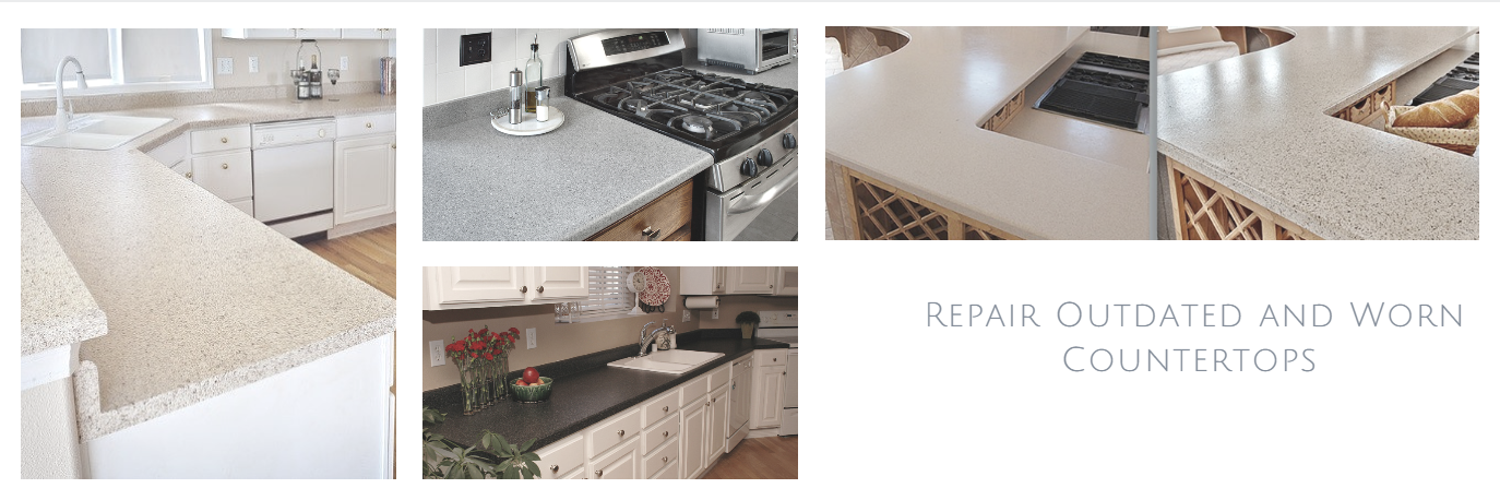 The Right Way to Repair Outdated and Worn Countertops